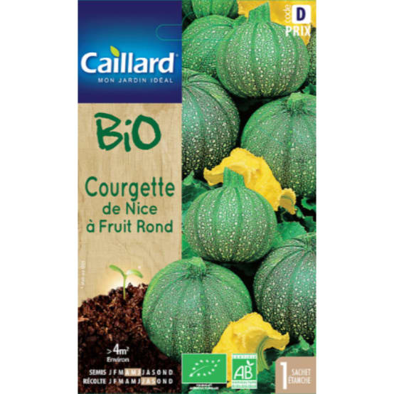 Courgette à fruit rond Caillard - Gamm vert