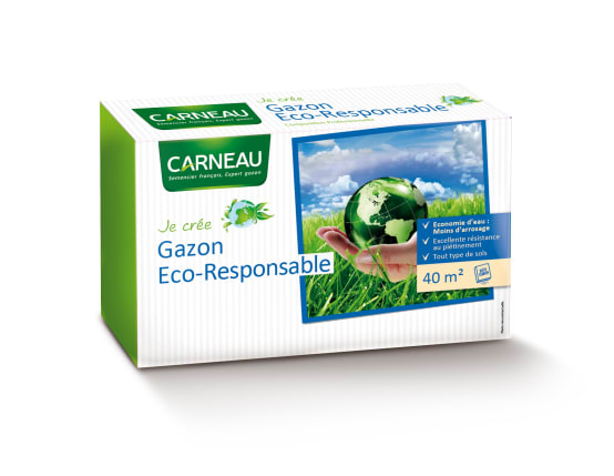 Gazon Eco Responsable Moins d'Arrosage - CARNEAU - Gamm vert