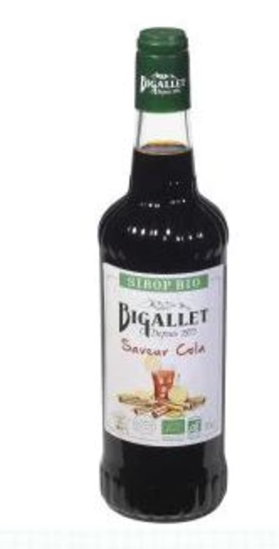 Sirop de cola BIO 70 cl - Bigallet - Gamm vert
