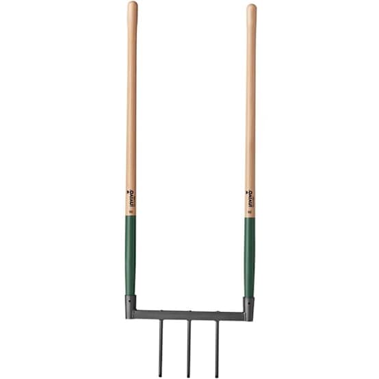 Invivo nous on sème - Fourche aeratrice 3 dents sans manche - Gamm vert