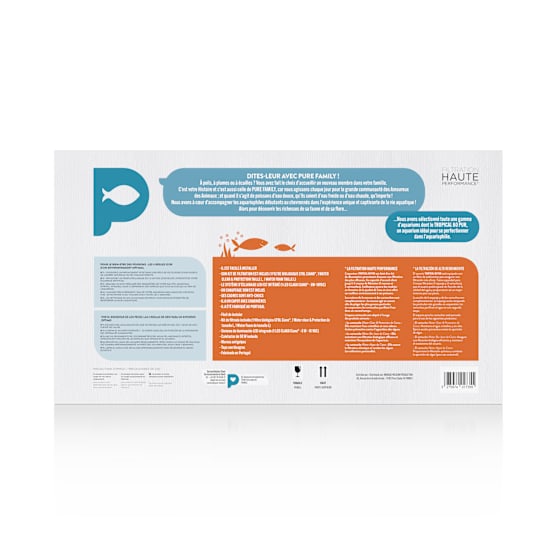 Aquarium pour poisson Tropical Pur 60 noir 48 L - Pure Family - Gamm vert