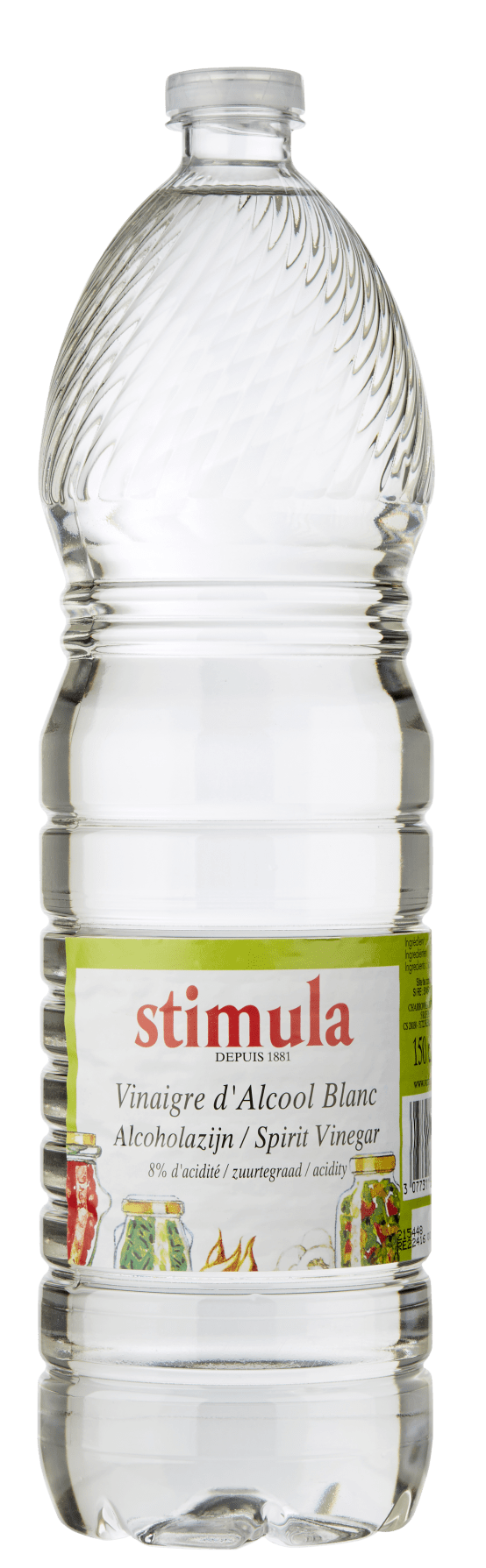 Vinaigre cristal 8° 1,5 L - Stimula - Gamm vert