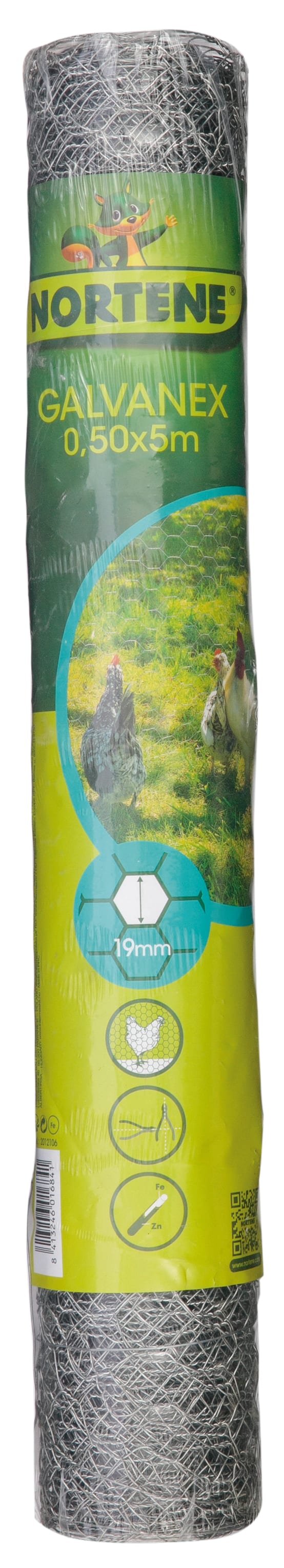 GALVANEX 25 Grillage métal galva triple torsion 1,5x25m - Gamm vert