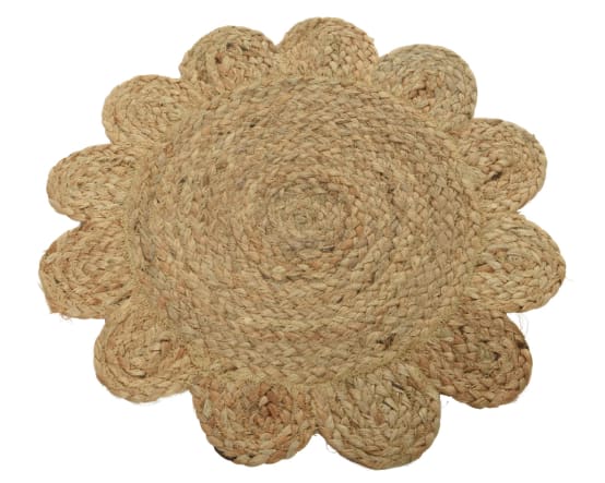 Set de table en jute naturel Ø.45 x H.1 cm - Gamm vert