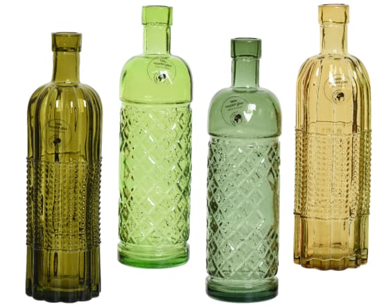 Vase verre recycle - Gamm vert