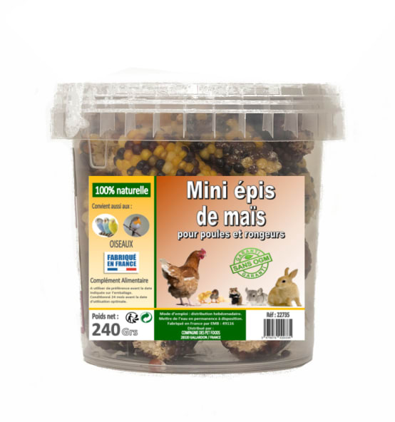 Mini friandises épis de maïs 240 g LIFLAND - Gamm vert