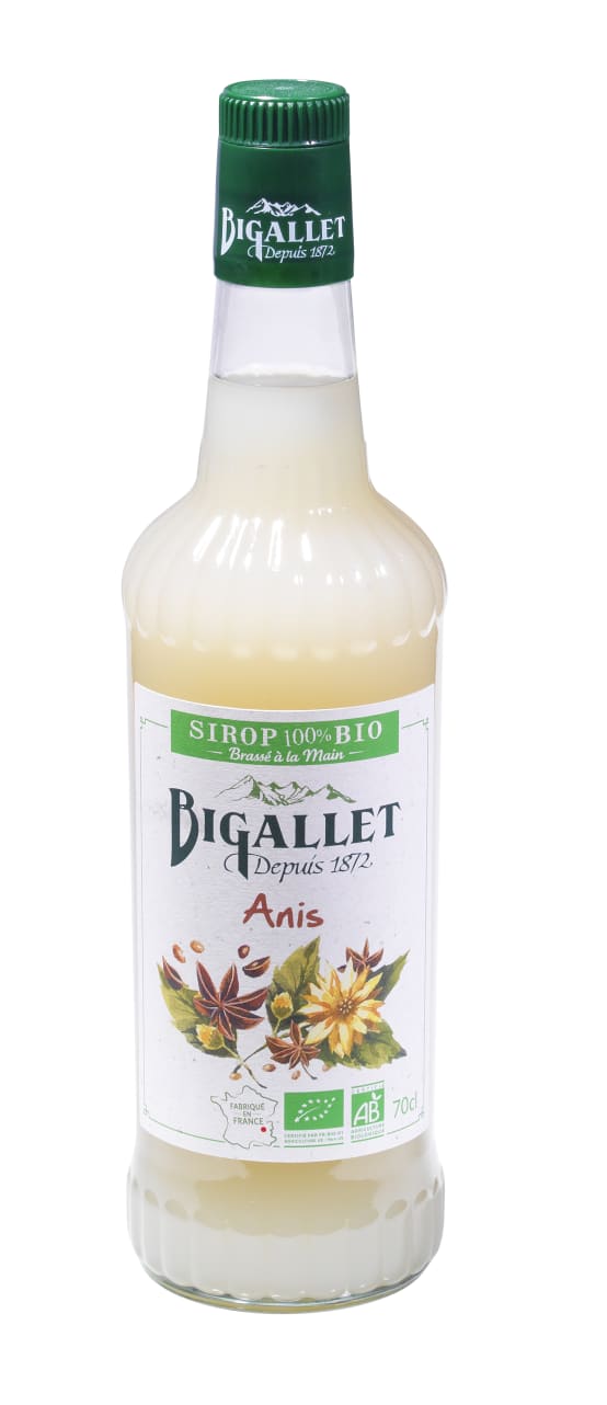 SIROP BIGALLET ANIS BIO 70CL - Gamm vert