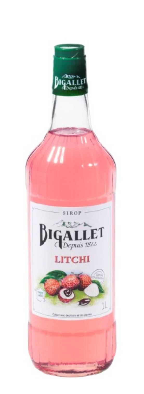 Sirop de litchi 1 L - Bigallet - Gamm vert