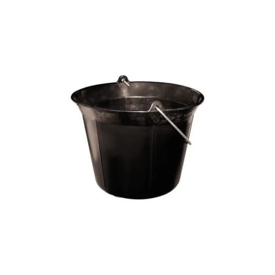 Seau de maçon polyéthylène noir 11 L - Fischer darex - Gamm vert