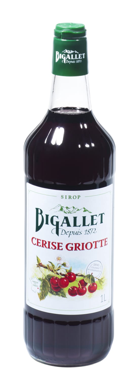 Sirop de cerise griotte 1 L - Bigallet - Gamm vert