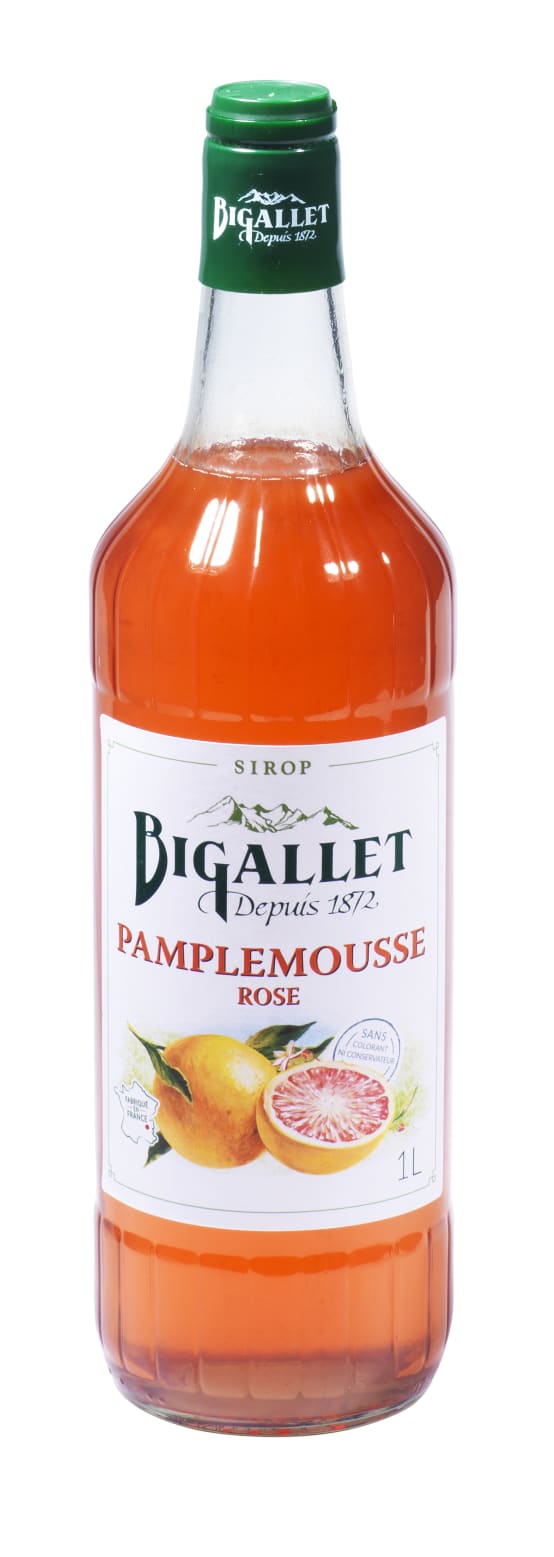 Sirop de pamplemousse rose 1 L - Bigallet - Gamm vert