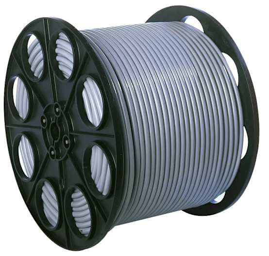 Câble électrique H05 VV-F PVC Blanc 3G 1,5 mm² 125 m – DHOME - Gamm vert