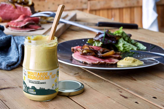 Moutarde Nature Bourgogne IGP 210 g - LES SENS DU TERROIR - Gamm vert