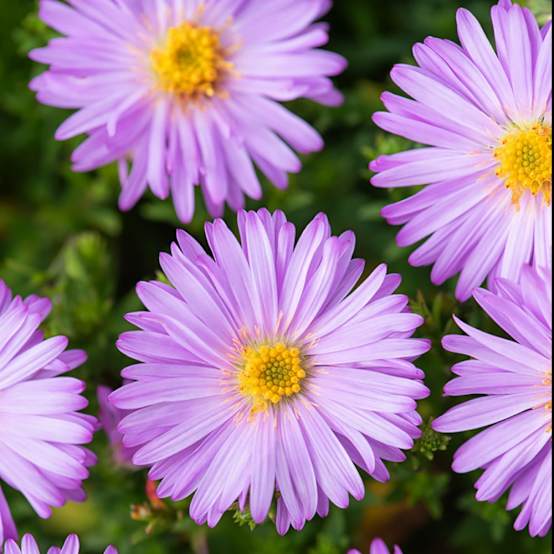 Aster nain d'automne rose 'Marjorie' lot de 3 - GODET 7CM - Gamm vert