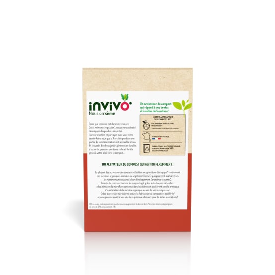 Activateur de compost boite de 2kg - Invivo Nous on sème - Gamm vert