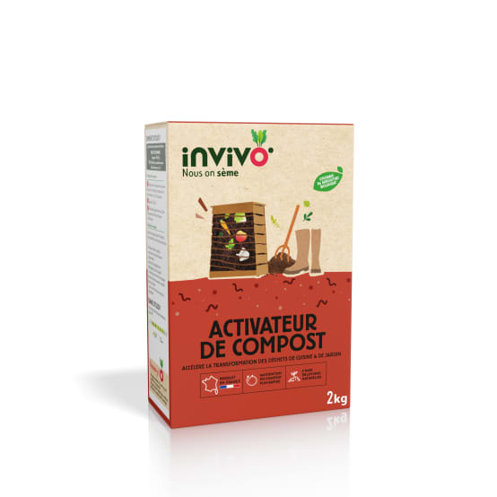 Activateur de compost boite de 2kg - Invivo Nous on sème - Gamm vert