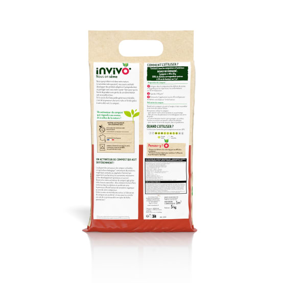 Activateur de compost boite de 5kg - Invivo Nous on sème - Gamm vert