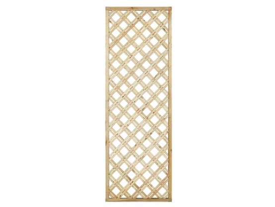 Panneau treillis bois naturel 60x180x2.8cm - HILLHOUT - Gamm vert