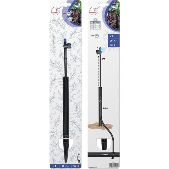 Maxi jets réglable /pic. 1 bar portée 0 à 2 m débit 77 l/h angle 180 ...