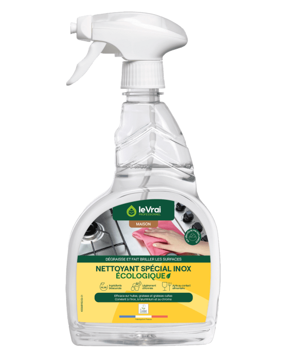 Nettoyant écologique spécial inox 750 ml - Le Vrai Professionnel - Gamm vert