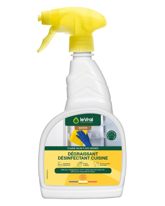 Le Vrai Professionnel Dégraissant Désinfectant Cuisine 750 ml - Gamm vert