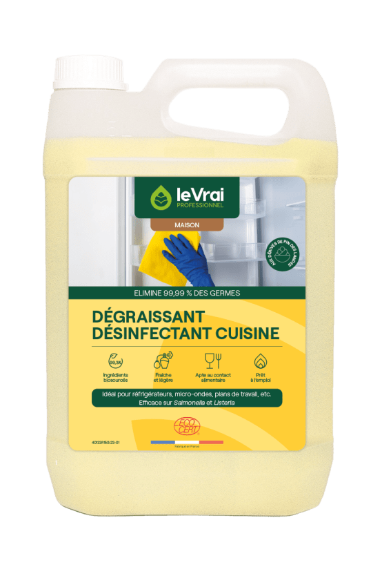 Dégraissant Désinfectant Cuisine 5L - Le Vrai Professionnel - Gamm vert