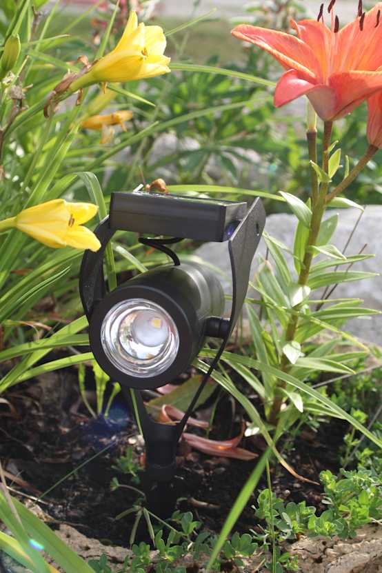 Spot à planter alu noir 150 lumens - ECLOZ - Gamm vert