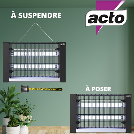 GRILL INSECTES GRAND FORMAT LAMPE U.V. - Gamm vert